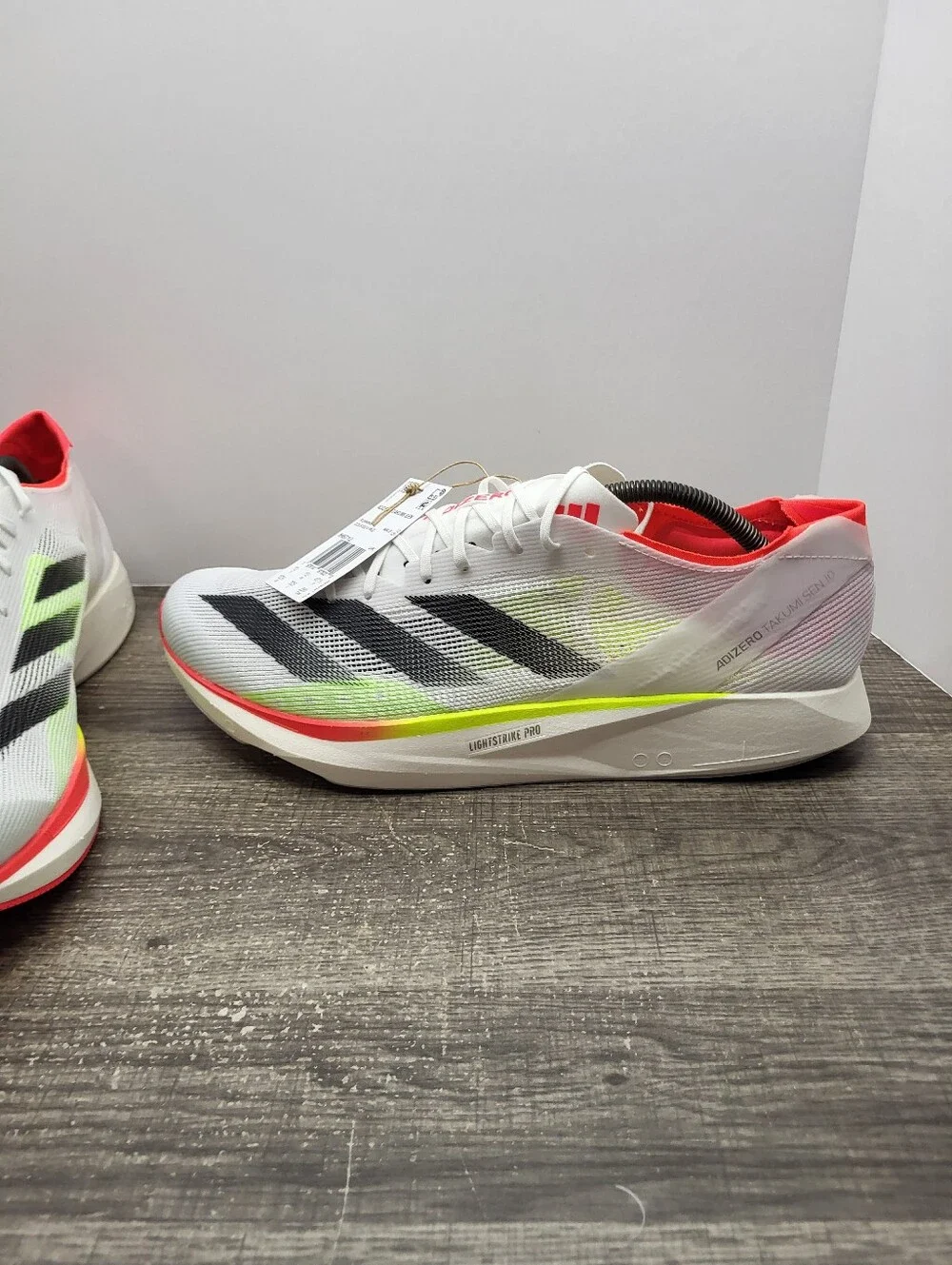 adidas | Shoes | Adidas Adizero Takumi Sen White Black Lucid Red Ih5712 ...